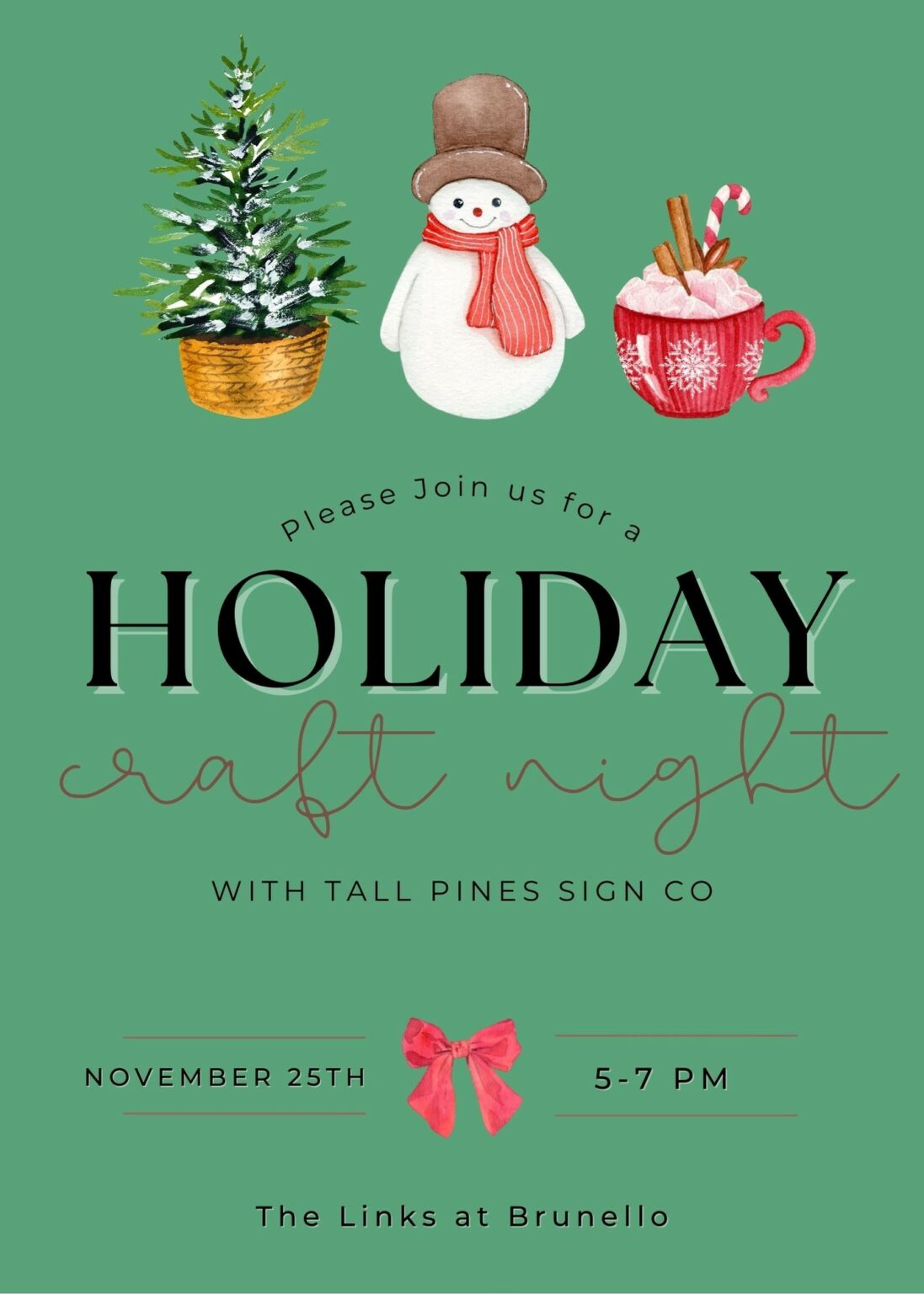 Holiday Craft Night - The Links at Brunello